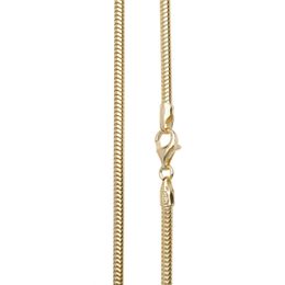 OSTSEE-SCHMUCK Damen Silberkette "OSTSEE-SCHMUCK Kette Schlange 2,4 mm Kette Schlange 2,4 mm", 42cm, Silber 925 (Sterlingsilber), L: 42, gold, Silber
