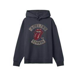 F4NT4STIC Damen Kapuzenpullover "The Rolling Stones Tour '78", schwarz, Gr. XL, Obermaterial: 80% Baumwolle, 20% Polyester, Pullover, Premium