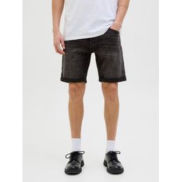 Jack & Jones JACK & JONES Herren Shorts "JJIRICK JJFOX SHORTS CB 310 SN", blau, Gr. XS, Abriebeffekte, Web, Obermaterial: 70% Baumwolle, 28% Polyester, 2%