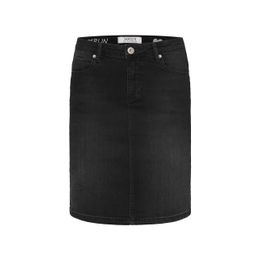 SOCCX Damen Jeansrock, schwarz, Gr. S, used, Denim/Jeans, Material: 63% Baumwolle, 25% Polyester, 10% Viskose, 2% Elasthan, Zusatz: Enth&auml;lt