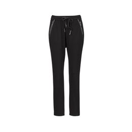 GOLDNER Damen 2-in-1-Hose "Hose SARA", schwarz, Gr. 40, Obermaterial: 67% Viskose CV. 27% Polyamid PA. 6% Elasthan EL., Hosen