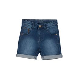 Minymo M&auml;dchen Jeansshorts "Shorts MIShorts", blau, Gr. 92, Obermaterial: 80% Baumwolle CO. 19% Polyester PES. 1% Elasthan EL., Jeans