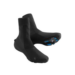 Gonso Damen Fahrradschuh "Shoecover Softshell", schwarz, Gr. XL, 100% Polyester, Schuhe, Fahrrad &Uuml;berschuhe, 100% winddicht, hohe W&auml;rmeisolation