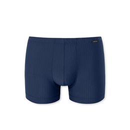 Schiesser Herren Boxershorts "Pure Micro", Gr. 6, blau, Microfaser, Obermaterial: 100% Baumwolle, unifarben, Unterhosen, ohne Eingriff, mit extra