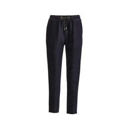 GOLDNER Damen 2-in-1-Hose "L&auml;ssige Casualhose SARA mit Tunnelzug", schwarz, Gr. 42, Obermaterial: 70% Baumwolle CO. 25% Polyester PES. 5% Elasthan