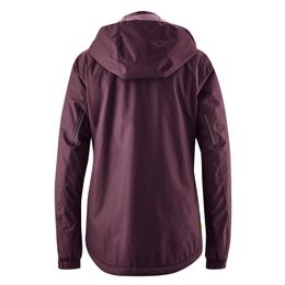 Gonso Damen Fahrradjacke "Save Jacket Therm W"dunkelrot, Gr. 38, 100% Polyester, Jacken, Damen Regenjacke wind- und wasserdicht, Radjacke mit Kapuze