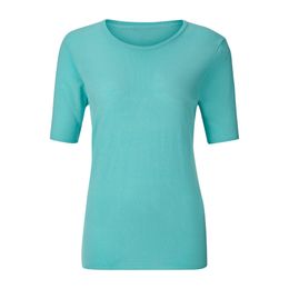 CLASSIC Damen Strickpullover "Twinset", blau, Gr. 54, unifarben, 100% Polyacryl, Pullover