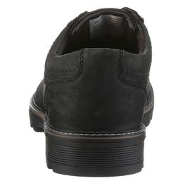 Camel Active Herren Schn&uuml;rschuh, Gr. 43, schwarz, Nubukleder, unifarben, Schuhe, Trachtenschuh, Freizeitschuh mit gepolsterter Innensohle