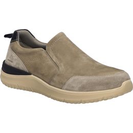 Josef Seibel Herren Slipper "Wales 04, sand-kombi", Gr. 46sand, kombi, Obermaterial: 100% Rindsleder Leather cow., Schuhe