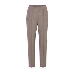 GOLDNER Damen Schlupfhose "Kurzgr&ouml;&szlig;e Damen-Schlupfhose SARA mit Stretchkomfort", beige, Gr. 19, Obermaterial: 50% Polyamid PA. 45% Viskose CV. 5%