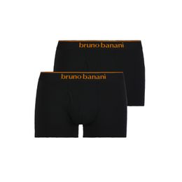 Bruno Banani Herren Boxershorts "Boxershort Quick Access 2er Pack", Gr. XL, schwarz, Obermaterial: 93% Baumwolle CO. 7% Elasthan EL., Unterhosen