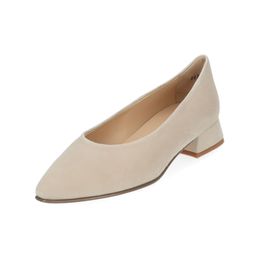 Peter Kaiser Damen Pumps "Peter Kaiser Pumps Veloursleder", Gr. 40, beige, Veloursleder, Schuhe