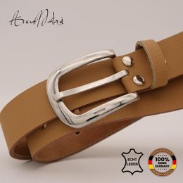 AnnaMatoni Damen Lederg&uuml;rtel "AnnaMatoni Lederg&uuml;rtel Fina Lederg&uuml;rtel Fina", beige, Gr. 125, 100% Leder, G&uuml;rtel