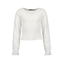 Blue Seven M&auml;dchen Langarmshirt "Langarmshirt", wei&szlig;, Gr. 164, 100% Baumwolle, Shirts