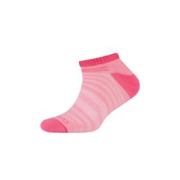 Camano M&auml;dchen Sneakersocken "Sneakersocken Mesh Ventilation 10er Pack", Gr. 35, pink, 70% Baumwolle, 28% Polyester, 2% Elasthan, Colorblocking,