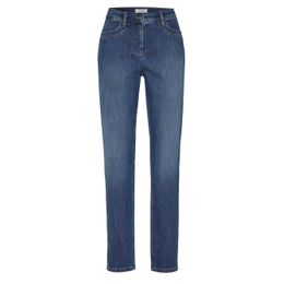 Toni Damen Slim-fit-Jeans "be loved", blau, Gr. 34, unifarben, Denim/Jeans, Obermaterial: 88% Baumwolle, 9% Polyester, 3% Elasthan, Jeans, im