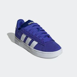 Herren Sneaker "GRAND COURT ALPHA", adidas Sportswear, Gr. 43, blau, Leder, Synthetik, Schuhe, Design inspiriert vom adidas Campus 00