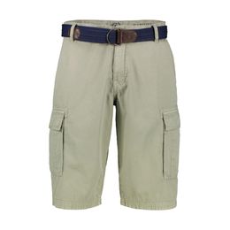 Lerros Herren Bermudas "Lerros Cargobermuda inklusive G&uuml;rtel", grau, Gr. 40, 100% Baumwolle, Hosen