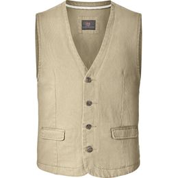 Jan Vanderstorm Herren Funktionsweste "Weste TORELL", beige, Gr. 64, Obermaterial: 100% Baumwolle CO., Westen