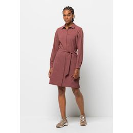 Jack Wolfskin Damen Blusenkleid "LIGHT WANDER DRESS W"apple, butter, Gr. S, OBERSTOFF 100% POLYESTER, Kleider