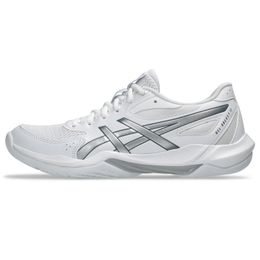 asics Damen Hallenschuh "GEL-ROCKET 12", Gr. 37,5, wei&szlig;, Synthetik, Schuhe, besonders geeignet f&uuml;r Handball und Volleyball