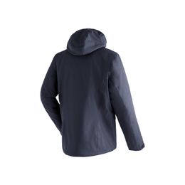 Maier Sports Herren Funktionsjacke "Wambra M", blau, Gr. 56, 100% Polyester, Jacken, Outdoor-Funktionsjacke mit gro&szlig;er Netztasche f&uuml;r die Kapuze