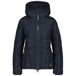 alife and kickin ALIFE & KICKIN Damen Winterjacke "Damen KasandraAK A", blau, Gr. S, 100% Polyester, Jacken, Kurze warme Jacke mit gef&uuml;tterter Kapuze, in schmaler