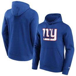 Fanatics Damen Kapuzenpullover "Fanatics Hoodie New York Giants Primary Logo Graphic", blau, Gr. XXL, 80% Baumwolle, 20% Polyester, Pullover