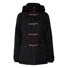 oxmo Damen Langmantel "Parka OXBrooke", schwarz, Gr. S, Obermaterial: 100% Polyester PES., Mäntel