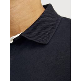 Jack & Jones JACK & JONES Herren Poloshirt "JPRCCRODNEY SS POLO SN", blau, Basic, Gr. S, unifarben, Jersey, Obermaterial: 60% Baumwolle, 40% Polyester, Shirts