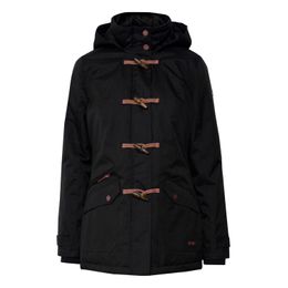oxmo Damen Langmantel "Parka OXBrooke", schwarz, Gr. L, Obermaterial: 100% Polyester PES., M&auml;ntel