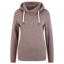 oxmo Damen Kapuzenpullover "Hoodie OXVicky", braun, Gr. M, Obermaterial: 80% Polyester PES. 20% Baumwolle CO., Sweatshirts