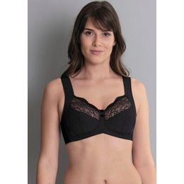 Damen Entlastungs-BH "Orely", ANITA SINCE 1886, Gr. 105, schwarz, Stoff, Obermaterial: 93% Polyamid, 7% Elasthan, bedruckt, bestickt, durchscheinend,