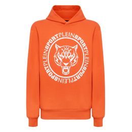 Plein Sport Jungen Sweatshirt "Carbon Tiger", orange, Gr. M, Obermaterial: 88% Baumwolle, 12% Polyester, Sweatshirts