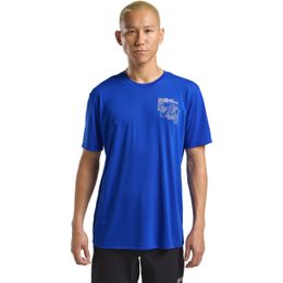 Jack Wolfskin Herren T-Shirt "VONNAN GRAPHIC T M", blau, Gr. L, Obermaterial: 100% Polyester, Shirts