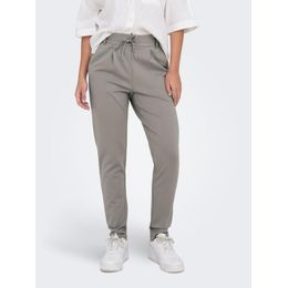 Only Damen Jogger Pants "ONLPOPTRASH LIFE EASY COL PANT PNT NOOS", gr&uuml;n, Gr. L, unifarben, Milano Rib, Obermaterial: 63% Viskose, 32% Nylon, 5%