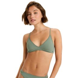 Roxy Damen Triangel-Bikini-Top "Beach Classics Ba Athl Tri", gr&uuml;n, Gr. M, Obermaterial: 85% Polyester, 15% Elasthan;, Bikini-Oberteile