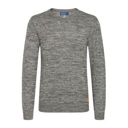 Blend Herren Strickfleece-Pullover "Strickpullover BHDansel", grau, Gr. M, Obermaterial: 50% Baumwolle CO. 50% Polyacryl PAN., Pullover