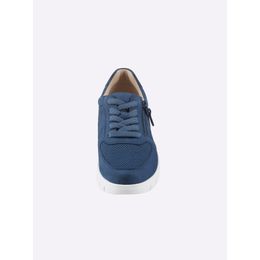 Caprice Damen Sneaker, Gr. 39, blau, Veloursleder, Schuhe