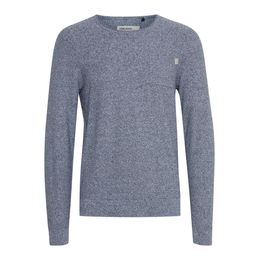 Blend Herren Strickfleece-Pullover "Strickpullover bhpullover", blau, Gr. S, Obermaterial: 100% Baumwolle CO., Pullover