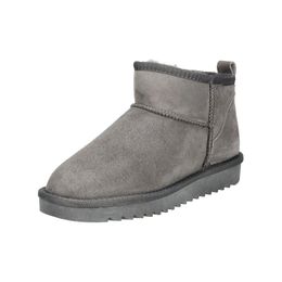 Ara Damen Snowboots "Ara Stiefel Veloursleder/Textil", Gr. 40, grau, Textil, Veloursleder, Schuhe