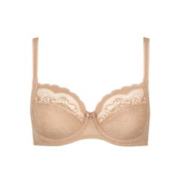 LISCA Damen B&uuml;gel-BH "B&uuml;gel BH Evelyn", Gr. 75, beige, Stoff, Obermaterial: 83% Polyamid PA. 17% Elasthan EL., BHs