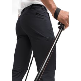 Maier Sports Herren Caprihose "Jennisei", schwarz, Gr. 27, 90% Polyamid, 10% Elasthan, Hosen, Funktionscapri aus atmungsaktivem, elastischem Material