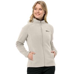 Jack Wolfskin Damen Fleecejacke "MOONRISE FZ W", beige, Gr. XXXL, Fleece, Obermaterial: 100% Polyester, Jacken, Atmungsaktiv, leicht, Übergangsjacke