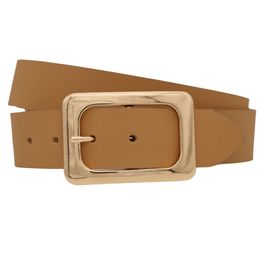 AnnaMatoni Damen Lederg&uuml;rtel "AnnaMatoni Lederg&uuml;rtel Flora Lederg&uuml;rtel Flora", beige, Gr. 95, 100% Leder, G&uuml;rtel