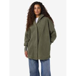 Noisy may Damen Kapuzensweatjacke "NMCOZY L/S LONG SHACKET W HOOD JRS NOOS"kalamata, Gr. S, unifarben, Sweatware, Obermaterial: 100% Polyester,