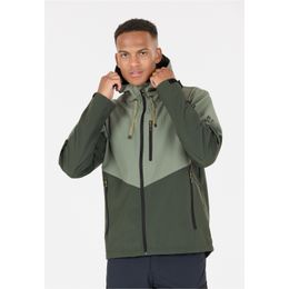 WHISTLER Herren Softshelljacke "Rodney V2", gr&uuml;n, Gr. L, mehrfarbig, unifarben, 100% Polyester, Jacken, in atmungsaktiver Qualit&auml;t