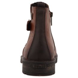 Mustang Shoes Herren Winterboots "Midor", Gr. 44, braun, Lederimitat, Textil, Schuhe, Business Stiefel, Boots mit Warmfutter