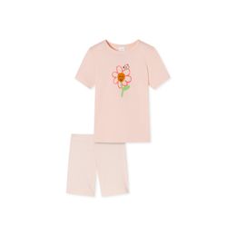 Schiesser M&auml;dchen Schlafanzug "Pyjama", Gr. 128, rosa, Obermaterial: 100% Baumwolle CO., Homewear-Sets