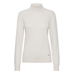 oxmo Damen Rollkragenpullover "Rollkragenpullover OXWinala", grau, Gr. XL, Obermaterial: 70% Viskose CV. 30% Nylon NY., Pullover